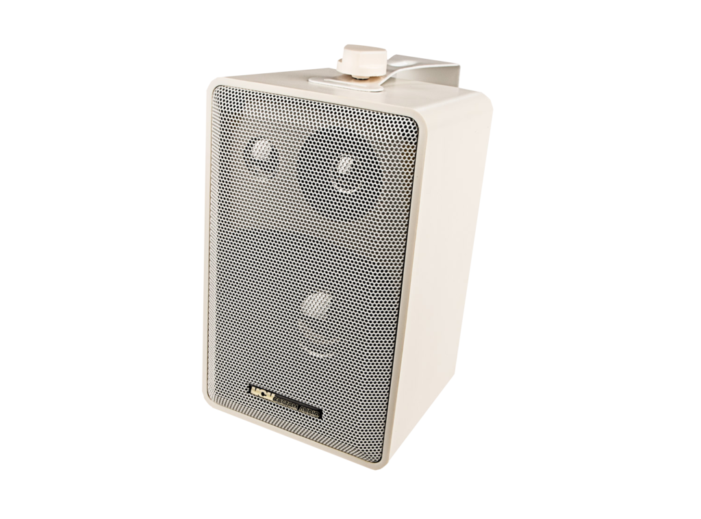 SPKR_001 - Indoor/Outdoor Speaker - White - BCS Ideas Corporation